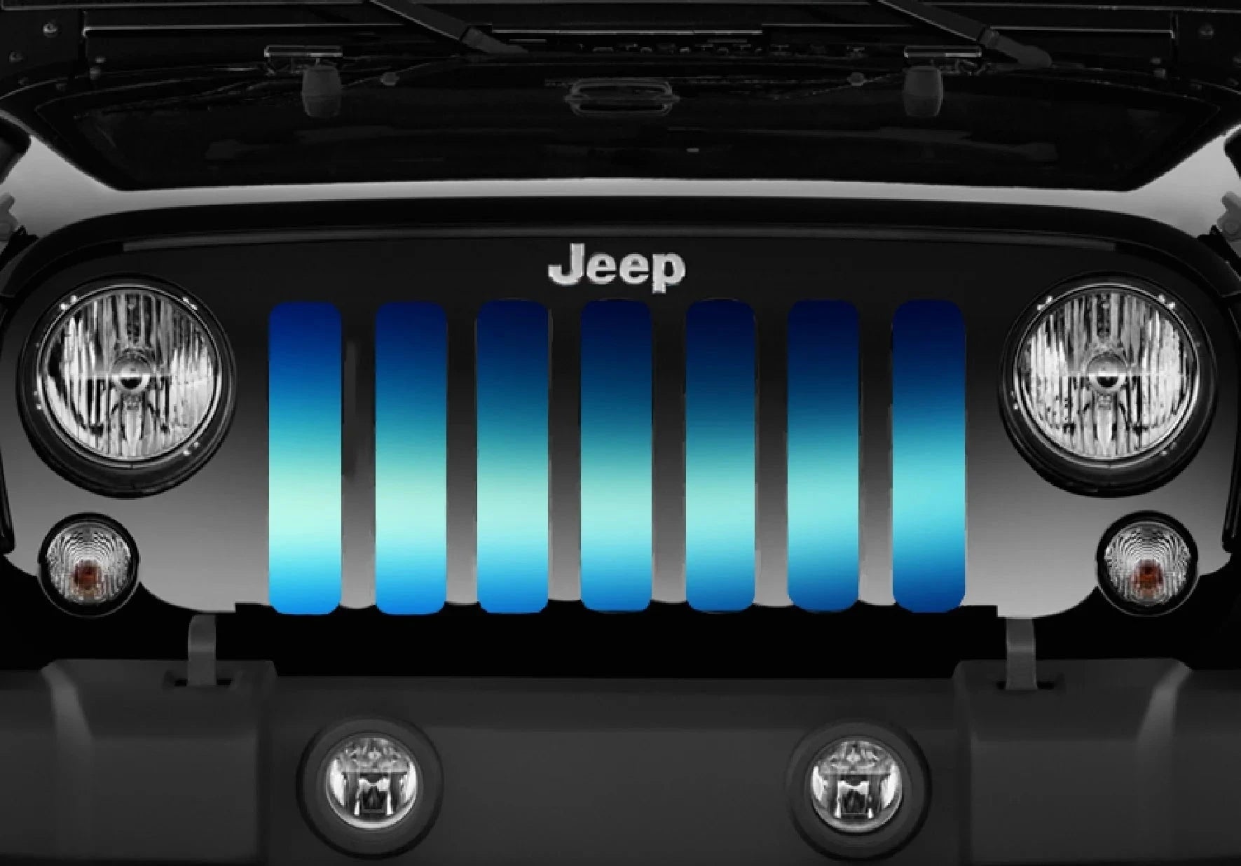 Grille Insert: Blue Wave Ombre-Made in the USA - Buy Now!