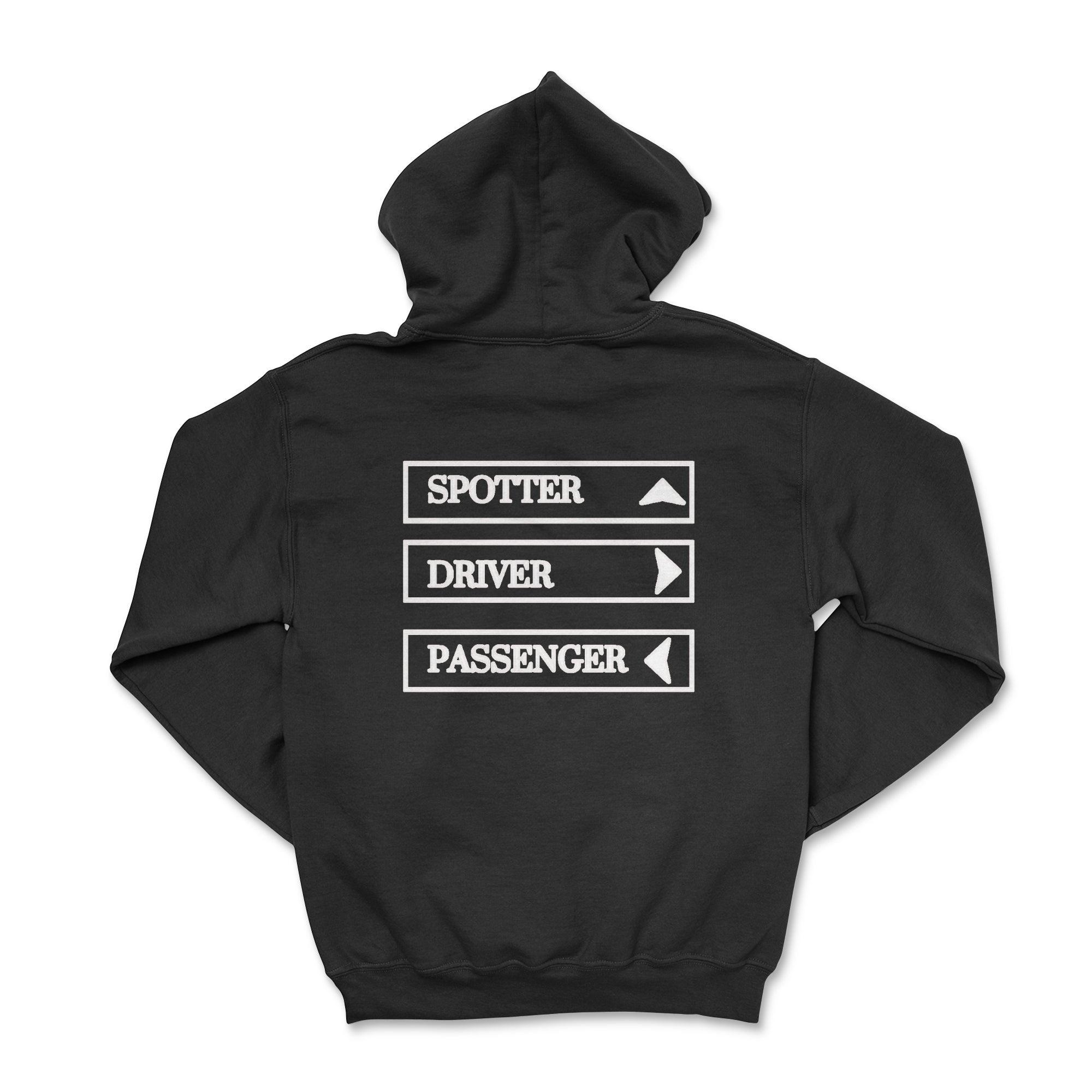 Spotter, Driver, Passenger Off-Road Zip-Up Hoodie - Buy Now!
